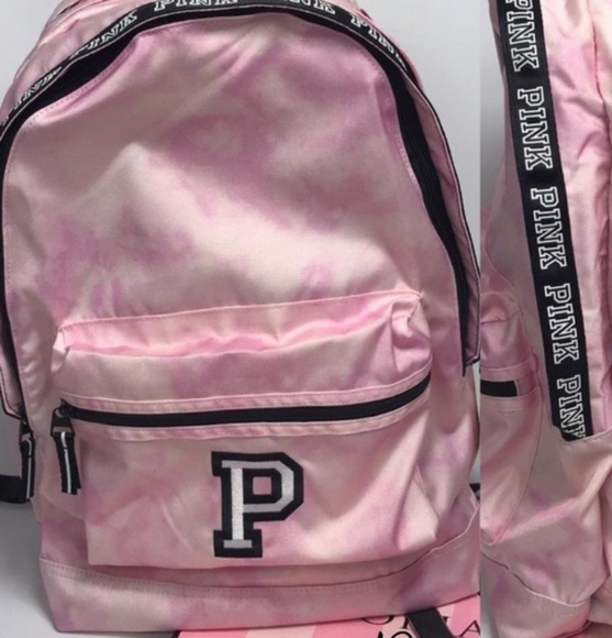 PINK Victoria's Secret | Bags | Rarepink Vspink Tie Dye Roses Backpack ...